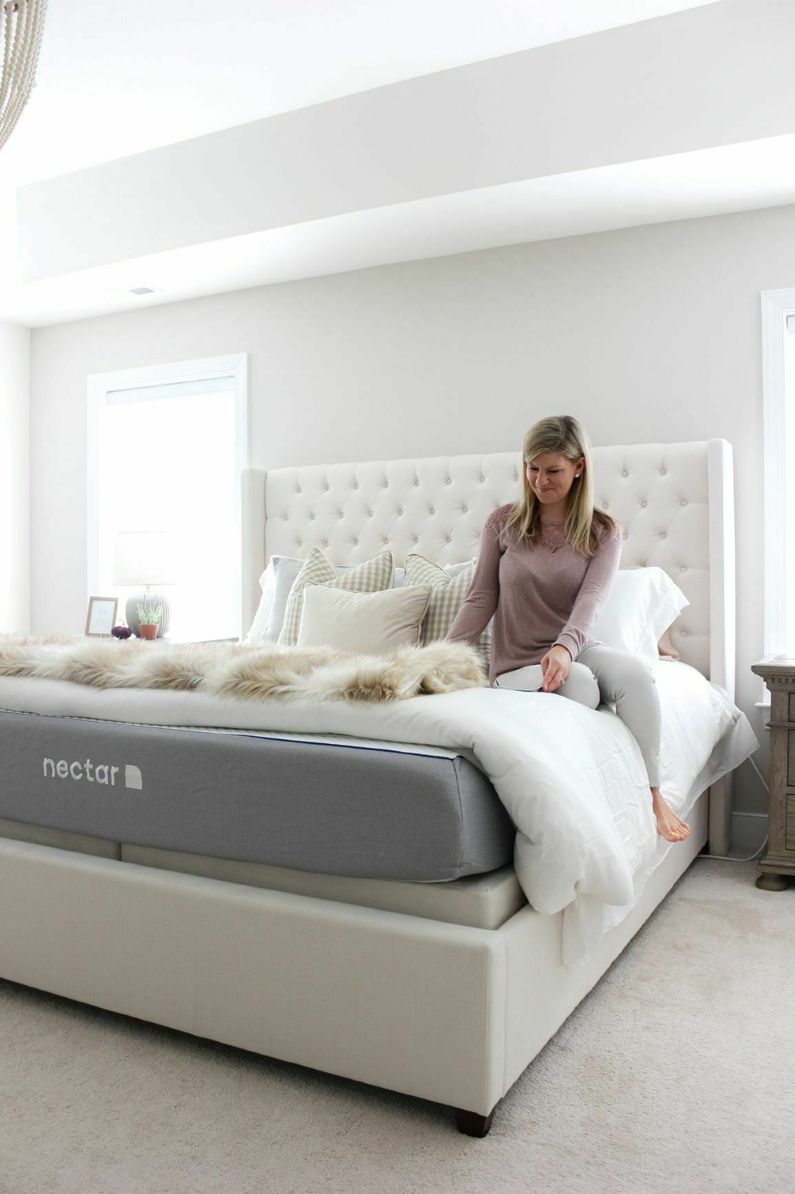 Master Bedroom Makeover Progress {New Mattress in a Box!} - Clipper ...